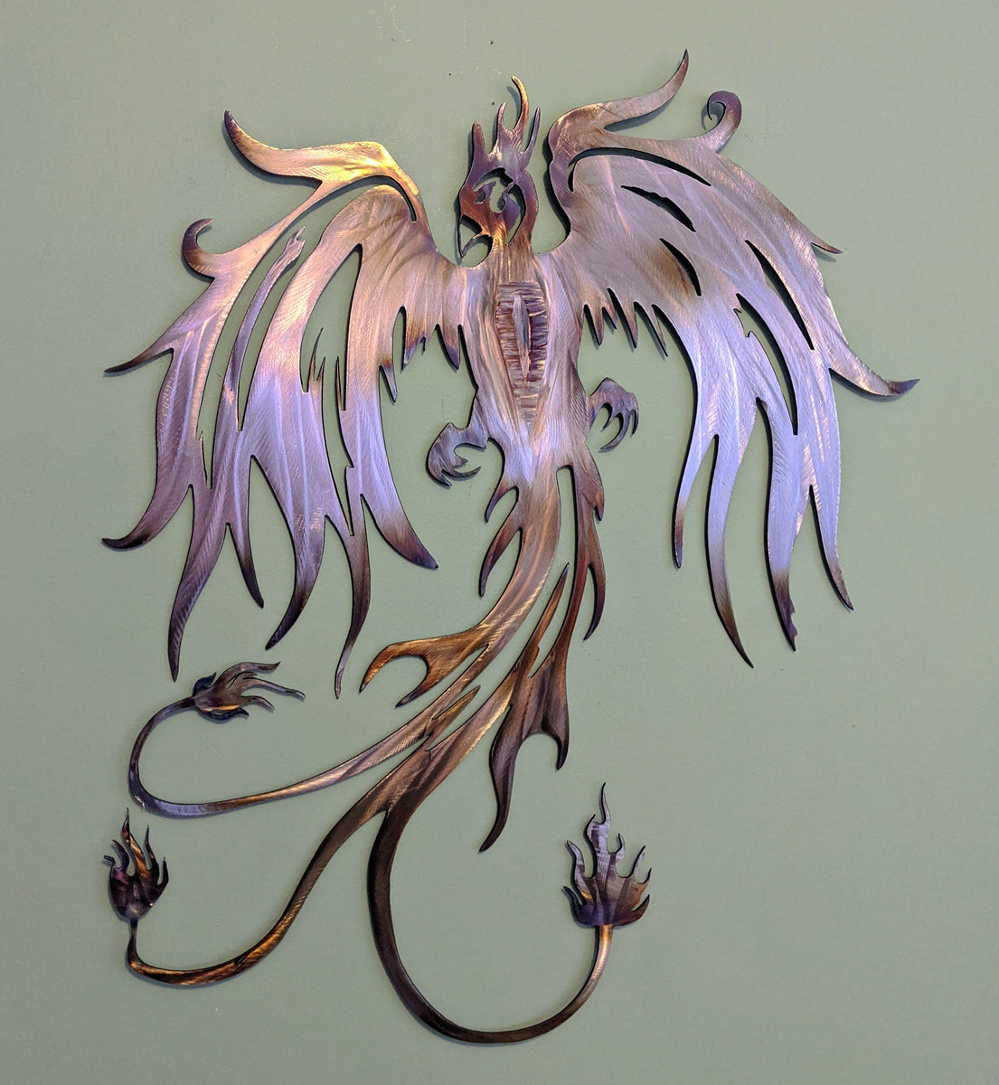 Phoenix- metal art local pick up – Echo of a Stone
