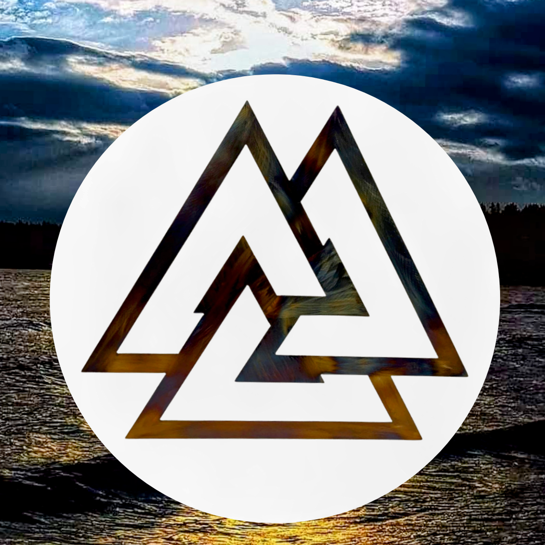 Valknut Metal wall Art – Echo of a Stone